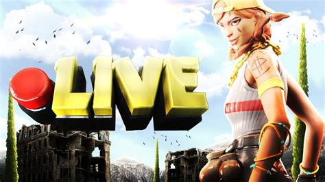🔴fortnite Live Stream Subshoutout On Screen Fortnite Battle