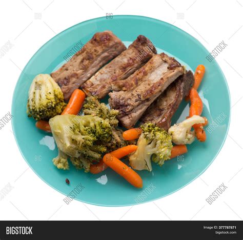 Grilled Pork Ribs Image And Photo Free Trial Bigstock
