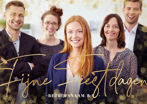 Zakelijke Kerstkaart Met Eigen Foto En Kaartje Go