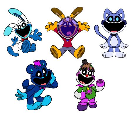 Speed Editors In The Smiling Critters Version By Funtimebonnie77 On Deviantart