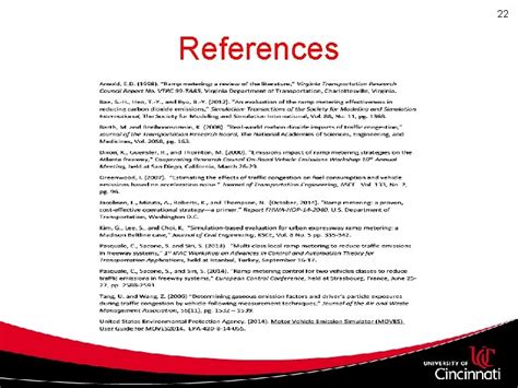 Reducing Freeway Emission Via Ramp Metering Control Melissa