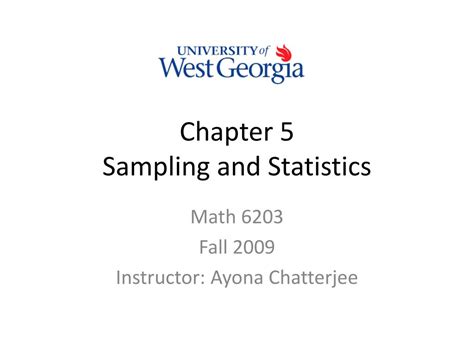 PPT Chapter 5 Sampling And Statistics PowerPoint Presentation Free Download ID 3038021