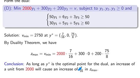 V Linear Programming Examples In Sensitivity Analysis Part
