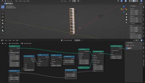 Geometry Nodes Random Value For Z Axis Blender Stack Exchange