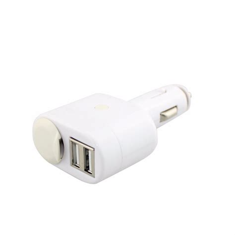 A araba şarjı ile çakmak soket ve çift USB şarj Grandado