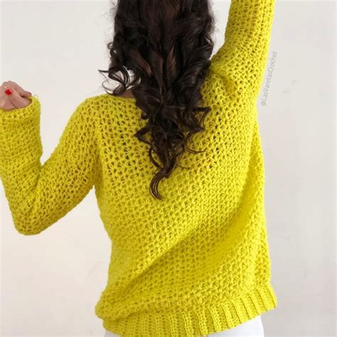 TUTORIAL GRATIS SWEATER FACIL A CROCHET Patrones de suéter de