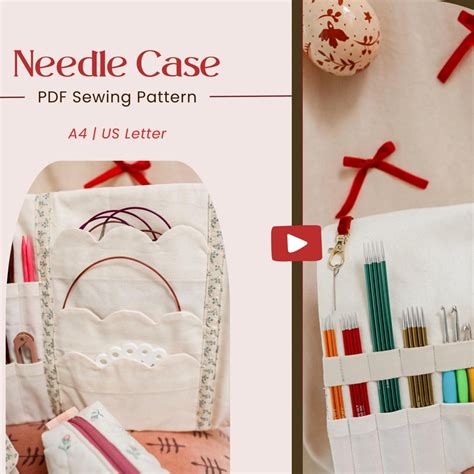 Needle Case Pattern Etsy