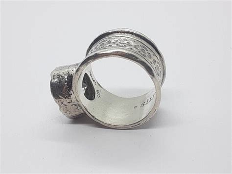 Silpada Designs Designer Silver And Cz Ring Gem