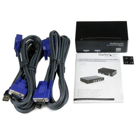 2 Port Usb Kvm Switch Kit With Cables Achat Vente Sur