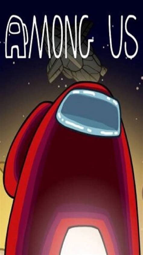 Download Cool Among Us Red Crewmate Wallpaper