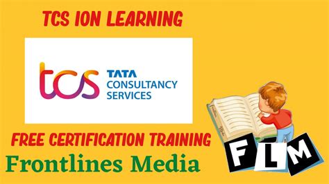 Tcs Ion Career Edge Free Certification Program Frontlines Media