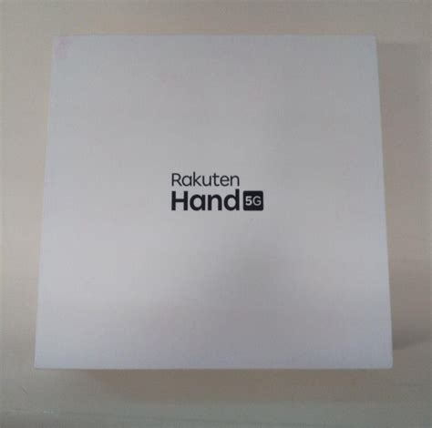 Rakuten Hand 5G クリムゾンレッド 楽天ハンド5G 赤 未開封新品 黒も在庫有りPayPayフリマ