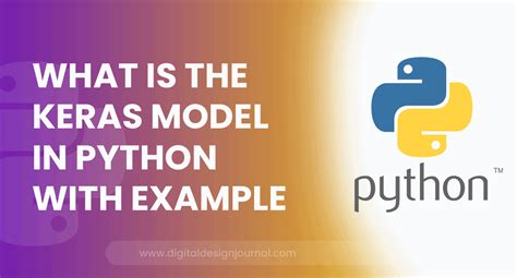 What Is The Keras Model In Python With Example