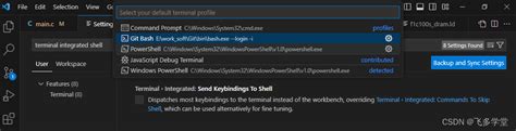vscode 更换默认的 terminal 终端 vscode terminal csdn博客