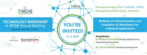 Breakthrough Curve Presentations At The Aiche 2017 Annual Meeting November 2nd Dynamic