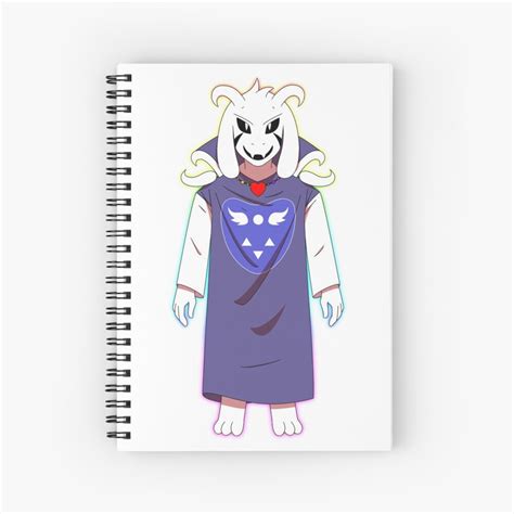 Undertale Asriel Dreemurr Spiral Notebook For Sale By Dragonblade260