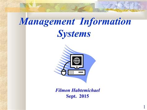 mis chapter 2 ppt