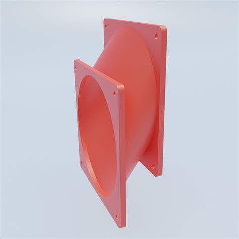 120mm Fan Offset Duct Fan 3d Model 3d Printable Cgtrader