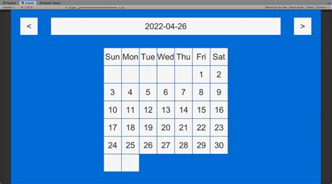 GitHub G Edward Calendar UnityのUIシステム練習