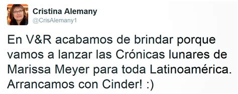 ¡la Saga Cronicas Lunares De Marissa Meyer SerÁ Publicado En