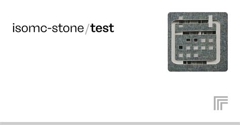 Isomc Stone Test Run With An Api On Replicate