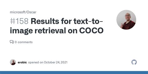 Results For Text To Image Retrieval On Coco · Issue 158 · Microsoft