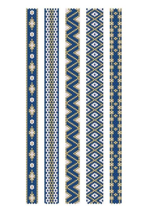 Bead Mania Patterns Seed Bead Bracelet Patterns Beaded Bracelet