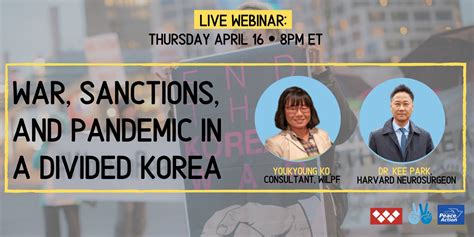 Korea Webinar Graphic Massachusetts Peace Action