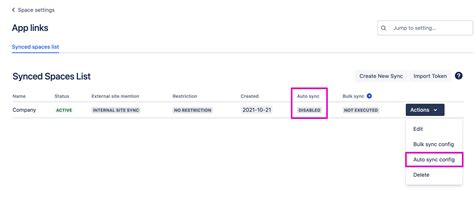 How To Configure Automatic Space Sync