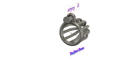 Файл Stl Male Chastity Device Cock Cage Penis Ring Virginity Lock Chastity Belt Adult Game Sex