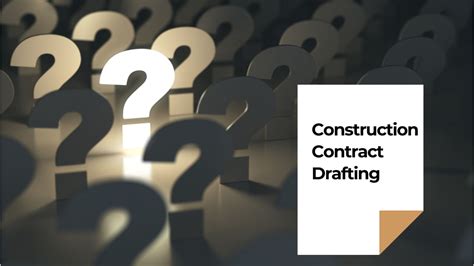 Who Drafts Construction Contracts Exploring Leverage Risks And Opportunities For Fair Terms