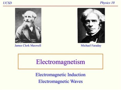 Michael Faraday Electromagnetism