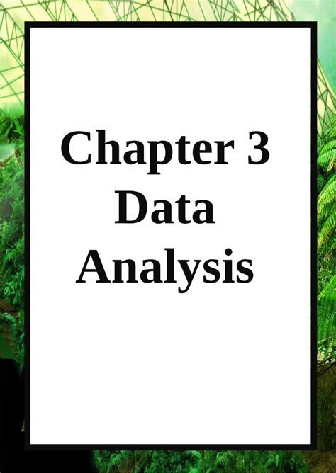 Pdf Chapter 3 Data Analysis Dokumentips