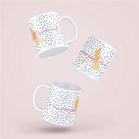 Taza Personalizada Inicial Y Nombre Hashtag Movil HashtagMovil