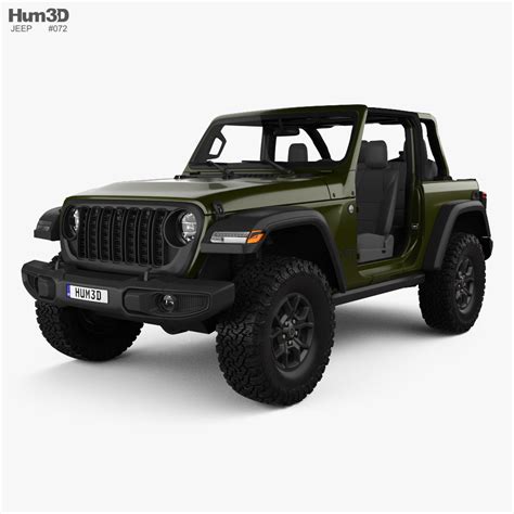 Jeep Wrangler Willys 2025 3d Model Download Crossover Suv On