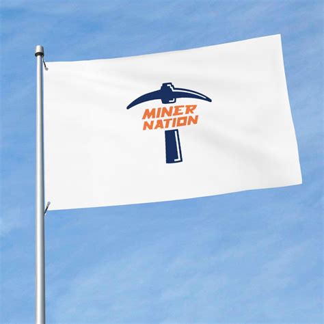Utep Miners Banner Breeze Flag Outdoor Flags Home Flag Garden Flag 3 X 5 Ft