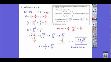 Complex Solutions Of Quadratics Module Part Youtube