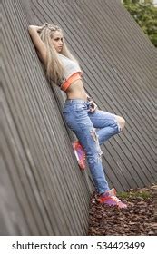 Sexy Girl Outdoor Stock Photo Edit Now