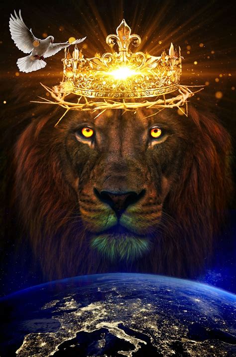 Lion And The Lamb Prophetic Art Lion Of Judah Lion Of Judah Jesus