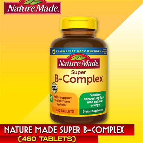 Nature Made Super B Complex 460 Tablets Lazada Ph