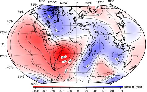International Geomagnetic Reference Field Igrf Bgs Geomagnetism