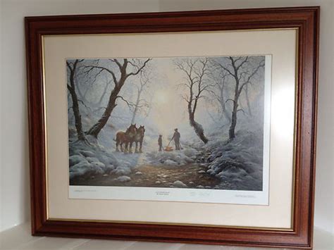 Maurice Bishop Days Work Done Limited Signed Reproduction Painting No