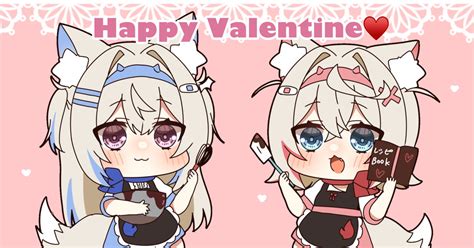 デフォルメ はっぴーばれんたいん ちむにゃのイラスト Pixiv