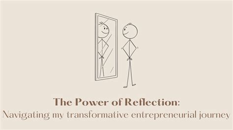 The Power Of Reflection Navigating My Transformative Entrepreneurial Journey