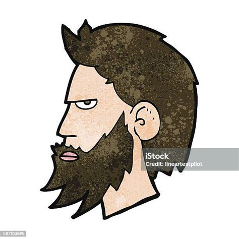 말풍선이 있는 사람 Beard 귀여운에 대한 스톡 벡터 아트 및 기타 이미지 귀여운 그리기 기이함 Istock