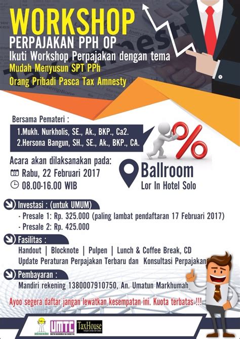 Workshop Perpajakan Pph Op Event