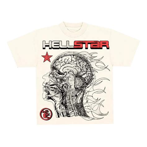 Hellstar Cranium Tee Cream Soleplier Hellstar Cranium Tee Cream Soleplier