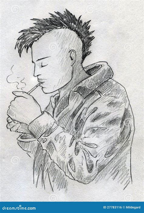 Smoking Sketch