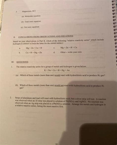 Solved Experiment Data Sheet Name CHEM Date Chegg Com