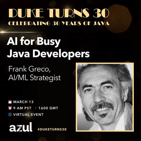 Azul On Linkedin Duketurns30 Java Engineers Developers Coding Javadevelopers